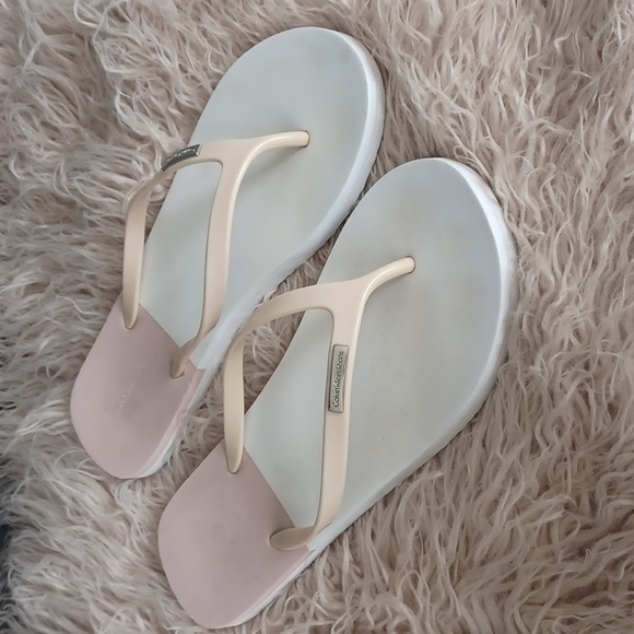 Calvin Klein | Shoes | Calvin Klein Flip Flops | Poshmark